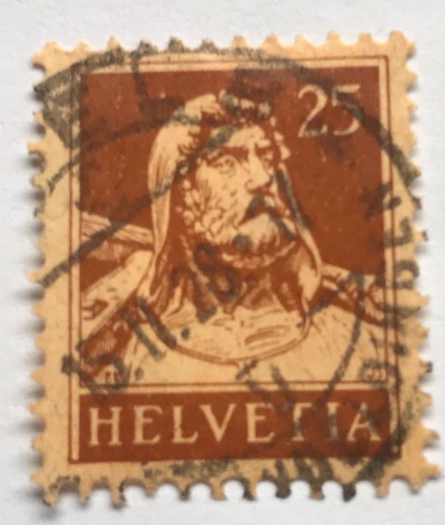 Nr.175 Tellbrustbild mit Vollstempel (Gebraucht) in Aarau für CHF 0.5 – mit Lieferung auf ...