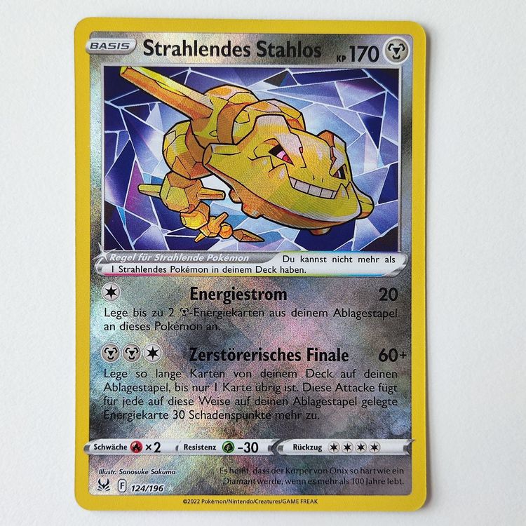 Strahlendes Stahlos (LOR 124) Verlorener Ursprung Pokémon (Neu (gemäss ...