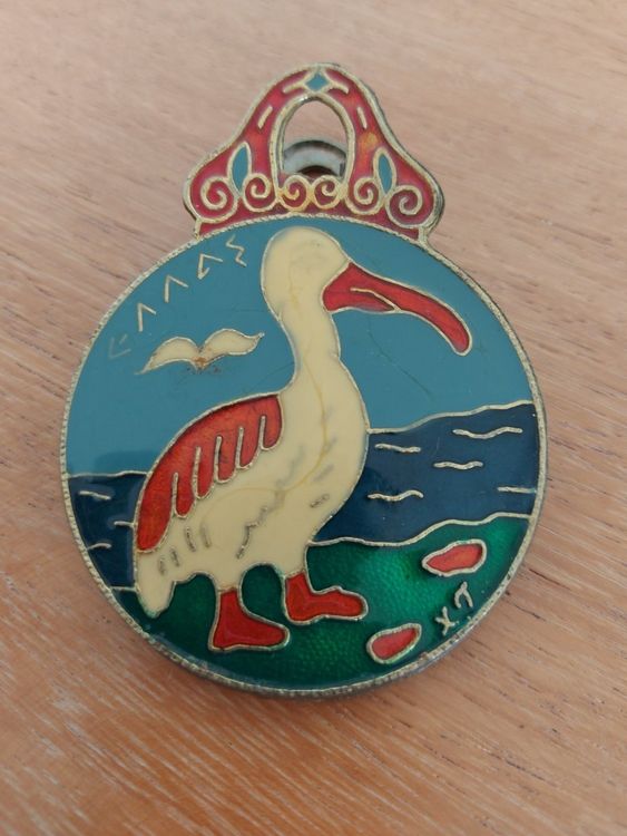 Maulklammer - Papierklammer handgemalt Schnabelente / Eule (Gebraucht ...