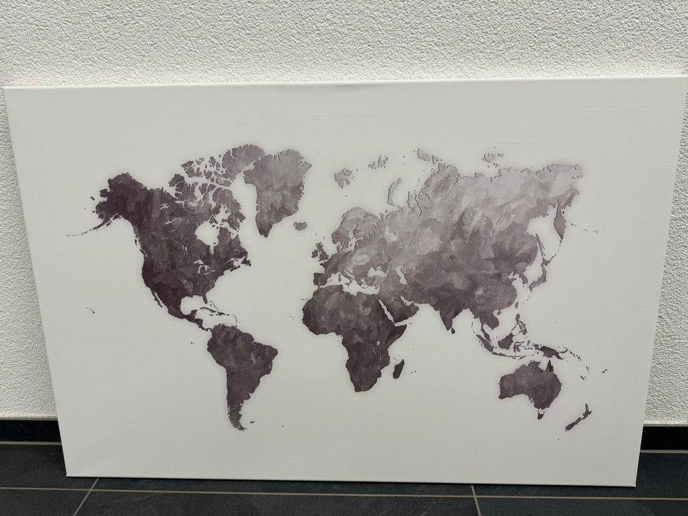 Bild Weltkarte (Gebraucht) in Hubersdorf für CHF 20 – nur Abholung auf Ricardo kaufen