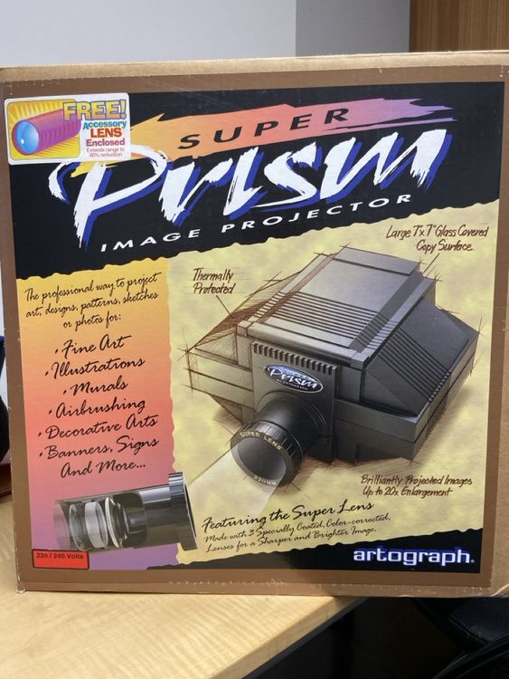 Super Prism Artograph Projektor mit Zubehör, neuwertig! (Neu (gemäss ...