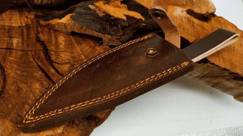 Top 1A schönes Damast Messer Knife echter Faltenstahl Sport (Neu und ...