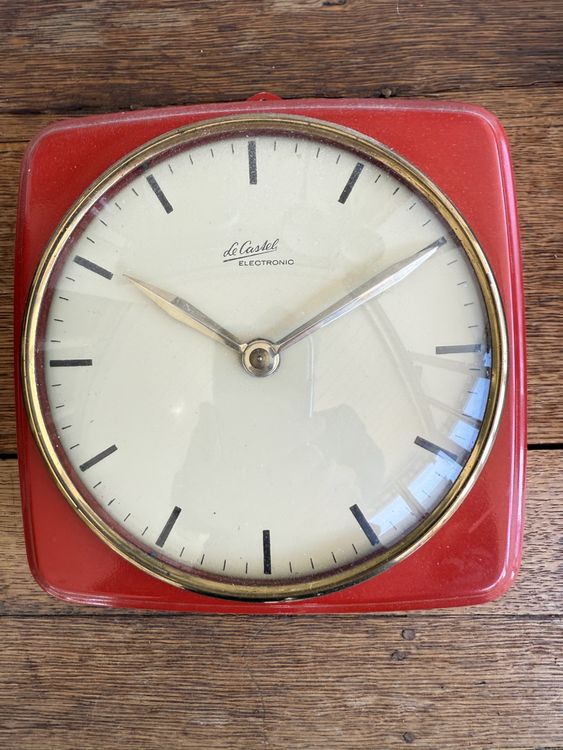 Vintage Wanduhr Le Castel Electronic, Retro 60er | Kaufen auf Ricardo