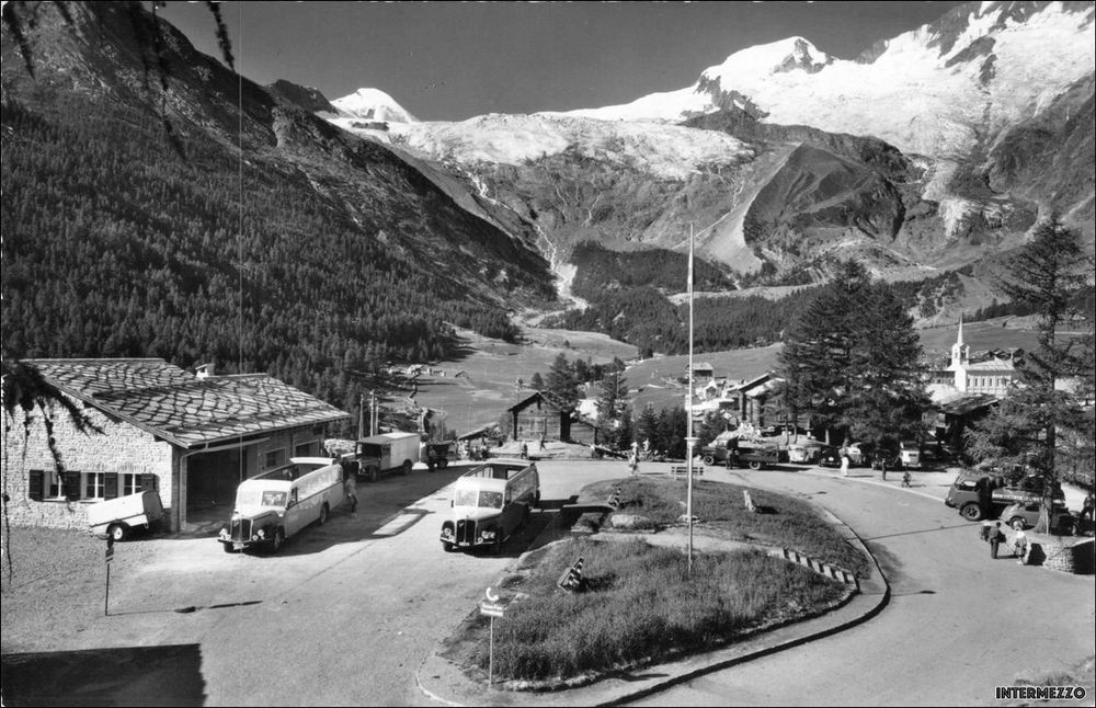 Saas-Fee VS // Postautos Cabrio Saurer Auto-Post Allalinhorn (Gebraucht) in Basel für CHF 10 ...