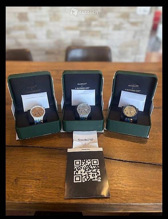 Swatch x Bape Full SET (Gebraucht) in Luzern für CHF 690 – nur Abholung ...