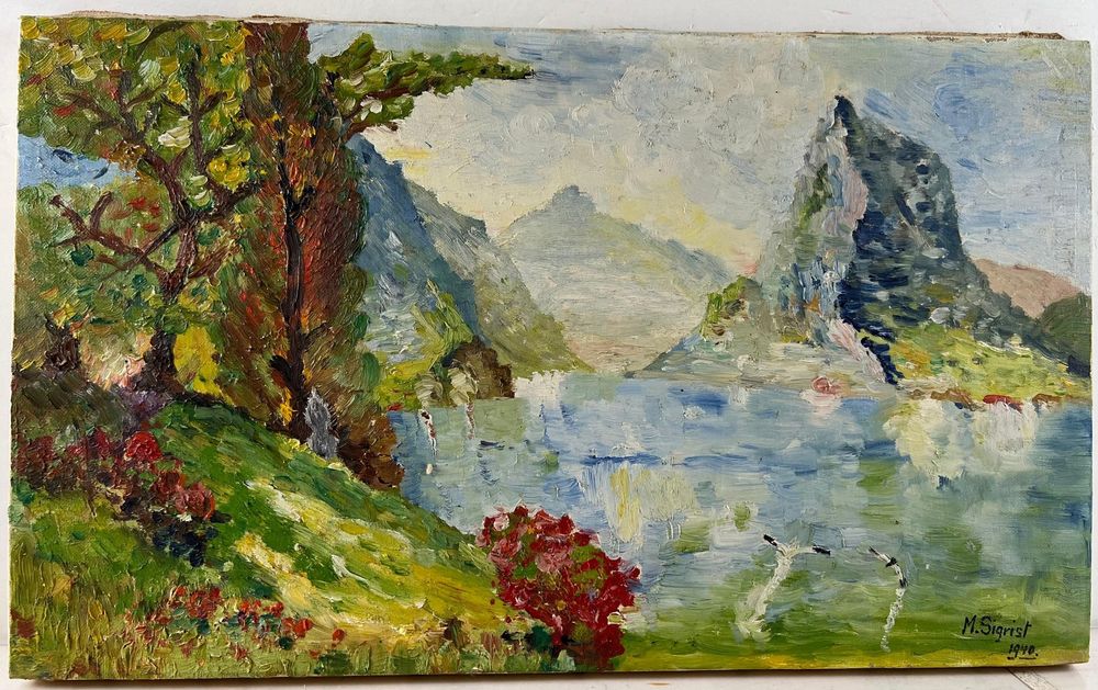 1940er Landschaft Gemälde Signiert (Gebraucht) in Neuhausen am Rheinfall für CHF 5 – mit ...