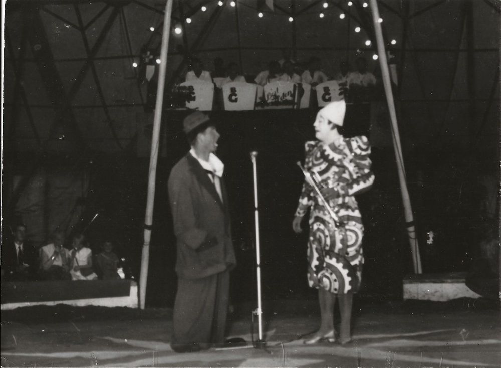 Zirkus, Circus Nock, Clown Pio, Oeschgen, Originalfoto (Gebraucht) in ...