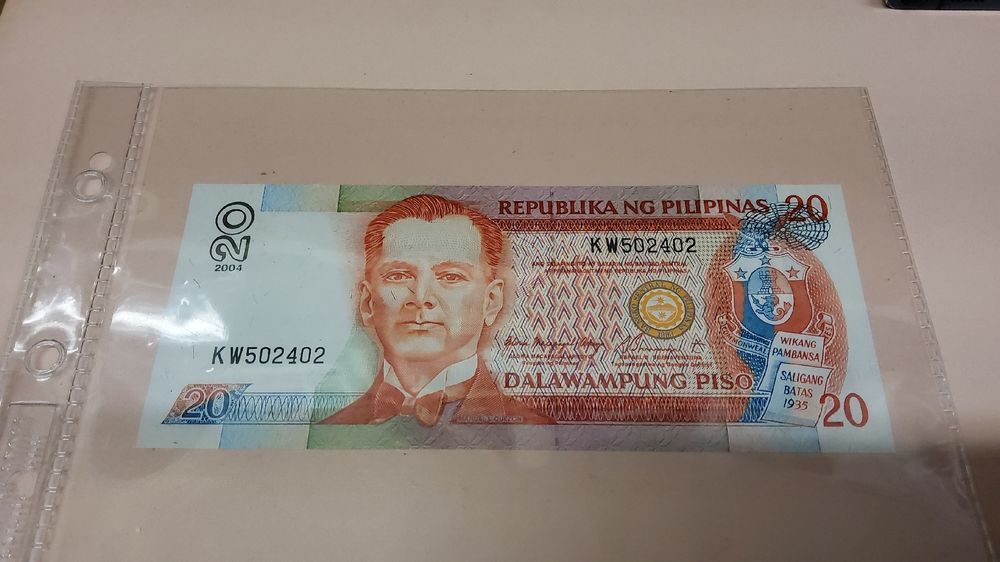 Philippinen 20 Peso 2004, Banknote, Sammlerstück NEU (Neu und ...