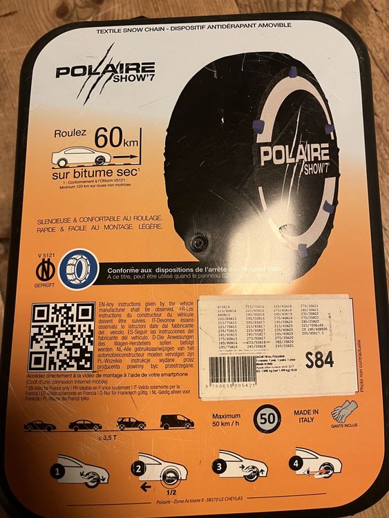 Chaînes Neige Polaire Show7 S84 (Neu und originalverpackt) in Thalwil für CHF 30 – mit Lieferung ...