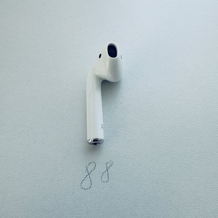 Original Apple AirPods 2 Gen. Rechts A2032 einzeln Ohrstück (Gebraucht ...