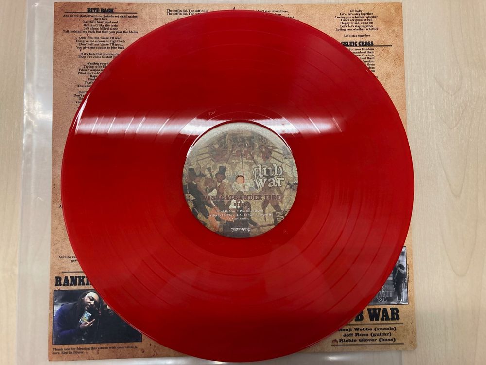 Dub War – Westgate Under Fire ltd. 200 red Vinyl signed | Kaufen auf ...