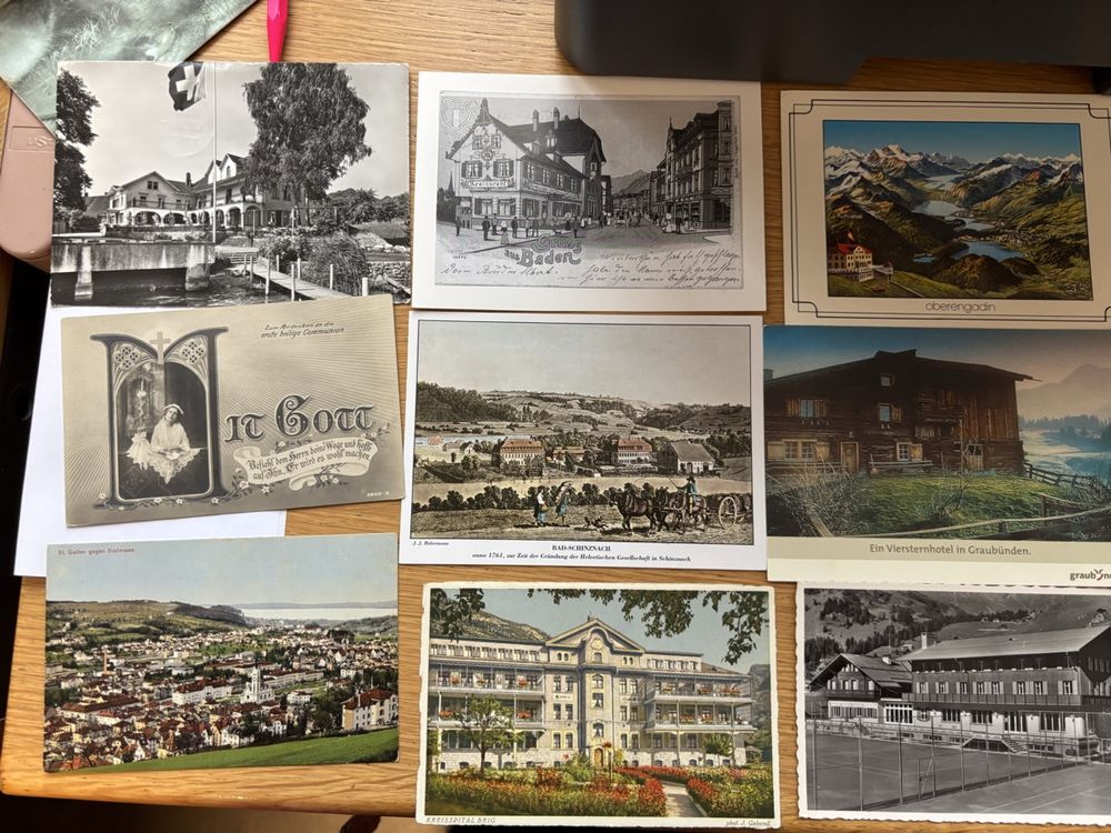 46 AK/PK Schweiz ab Alt bis neu gelaufen und ungelaufen (Gebraucht) in Murgenthal für CHF 10 ...