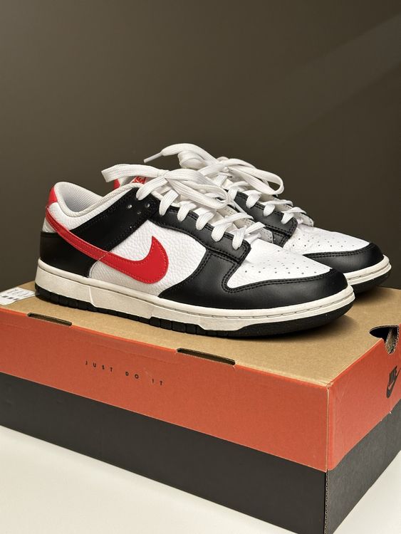 Nike Dunk Low Gr: 43 "White Black Red" / ab 1.- (Gebraucht) in ...