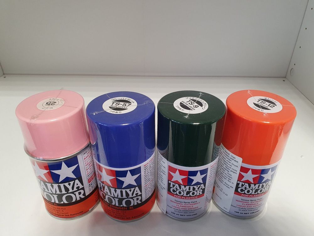 Tamiya Spray TS-57 / TS-25 / TS-12 / TS-9 | Kaufen auf Ricardo