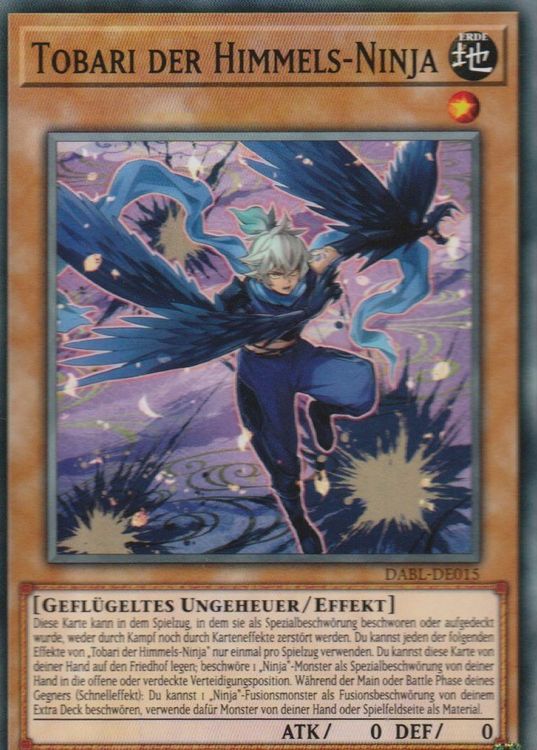 TCG YU-GI-OH! Darkwing Blast DABL DE 15 Tobari der Himmels-N (Neu (gemäss Beschreibung)) in ...