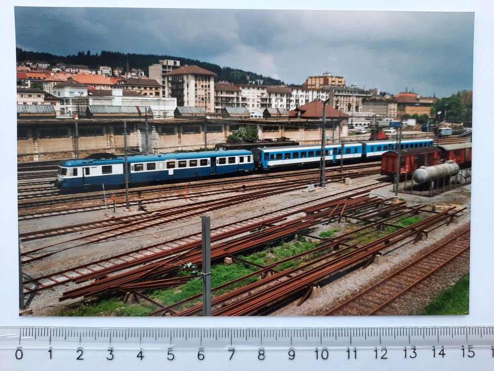 SBB 1 Echtfoto SNCF XABD 2825 in La Chaux-de-Fonds (Gebraucht) in Bever für CHF 4 – mit ...