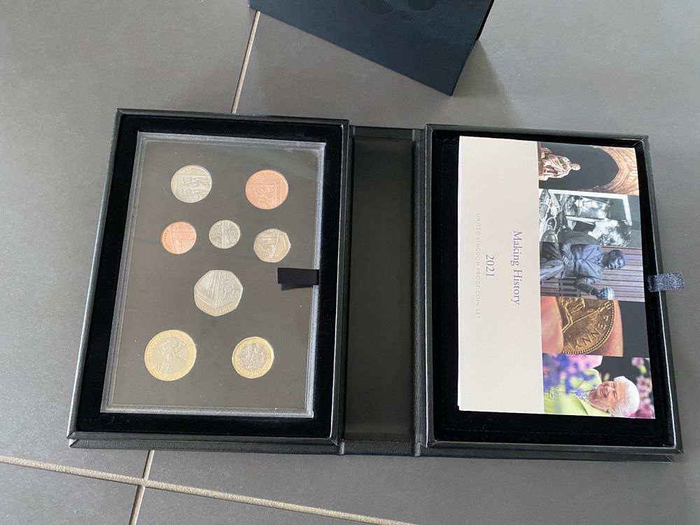 The 2021 United Kingdom Proof Coin Set (Neu und originalverpackt) in ...