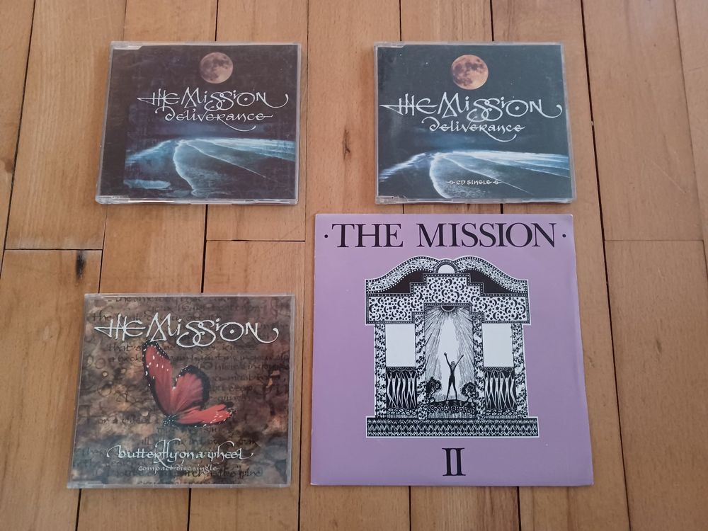 The Mission 7" Vinyl und CD EP Sammlung Indie Rock Gothic (Gebraucht ...