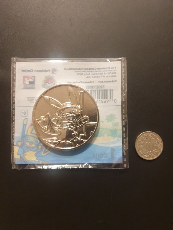 Pokemon Worlds 2024 Honolulu Pikachu Metal Münze * RARE * (Neu und ...