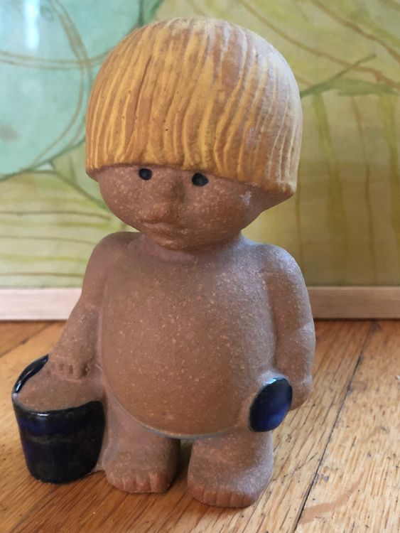 Lisa Larson "West" Steinzeug Figur, Kinder der Welt Serie (Gebraucht ...