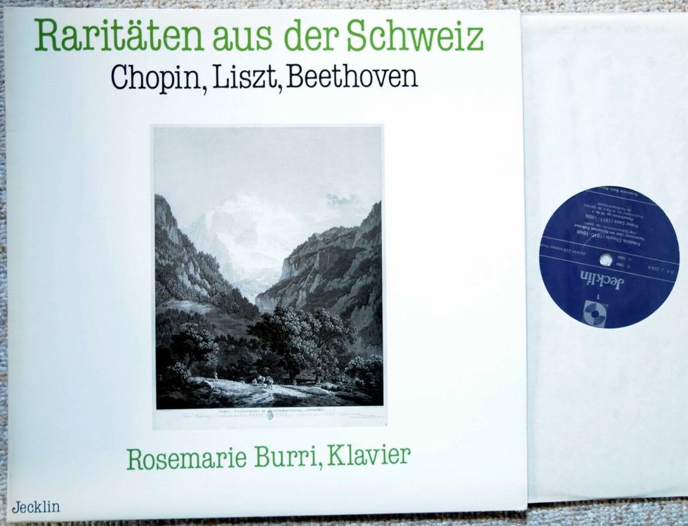 Raritäten Aus Der Schweiz Chopin Liszt Beethoven Burri LP 🛀 (Gebraucht) in Unterseen für CHF 9.9 ...