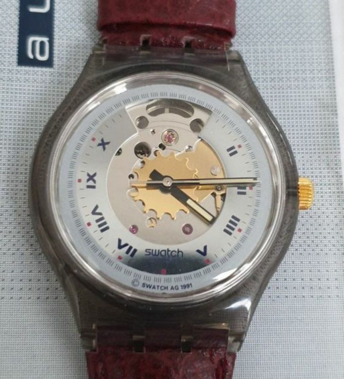 SWATCH AUTOMATIC SAM100 RUBIN NEU (Neu und originalverpackt) in Lommiswil für CHF 49 – mit ...