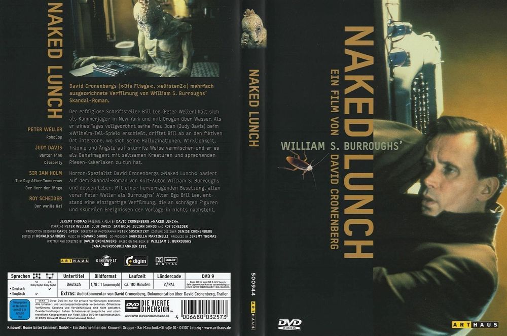 WILLIAM S. BURROUGH'S NAKED LUNCH - DVD | Kaufen auf Ricardo