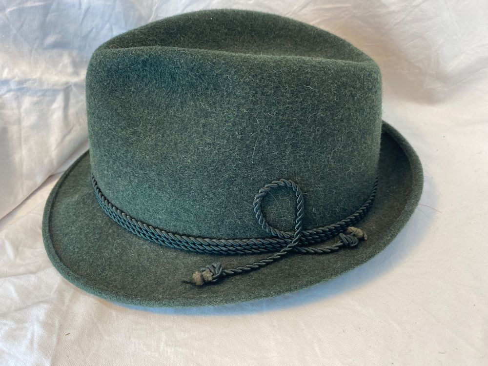Jagdhut grün/olive - Gr. 58 / Jägerhut / Tirolerhut / Tracht (Gebraucht ...
