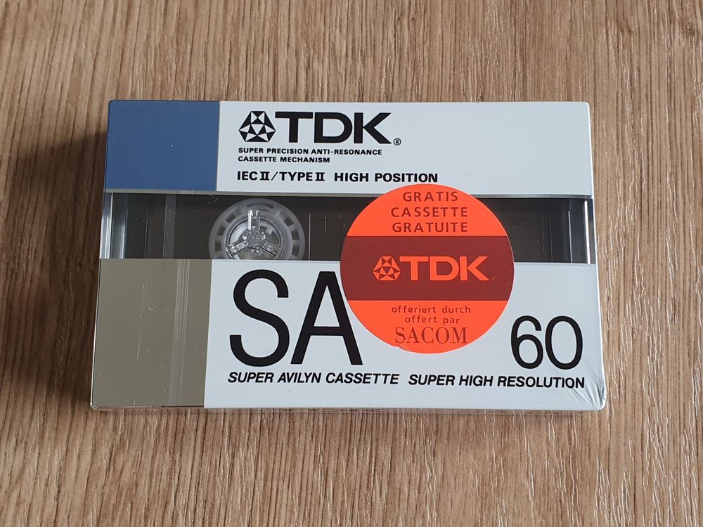 TDK SA 60 IEC II TYPE II SUPER AVILYN OVP NEUVE | Kaufen auf Ricardo