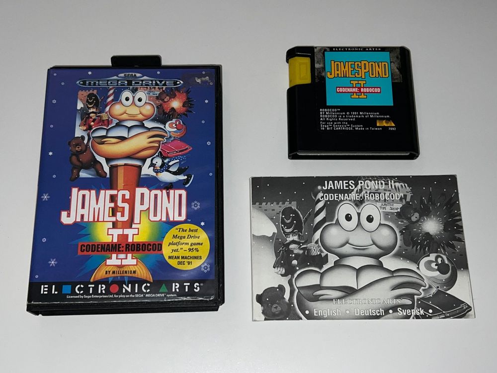 Sega Mega Drive - James Pond II: Codename Robocod (OVP) (Gebraucht) in ...
