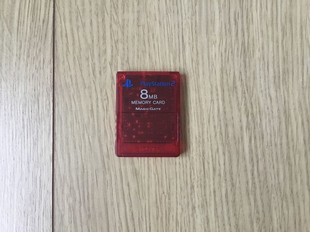 PS2 Memory Card Rot Transparent Original | Kaufen auf Ricardo