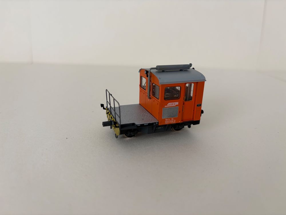 BEMO 1273 139 RhB Tm 2/2 Rangiertraktor / 3-pol. / Analog (Gebraucht ...