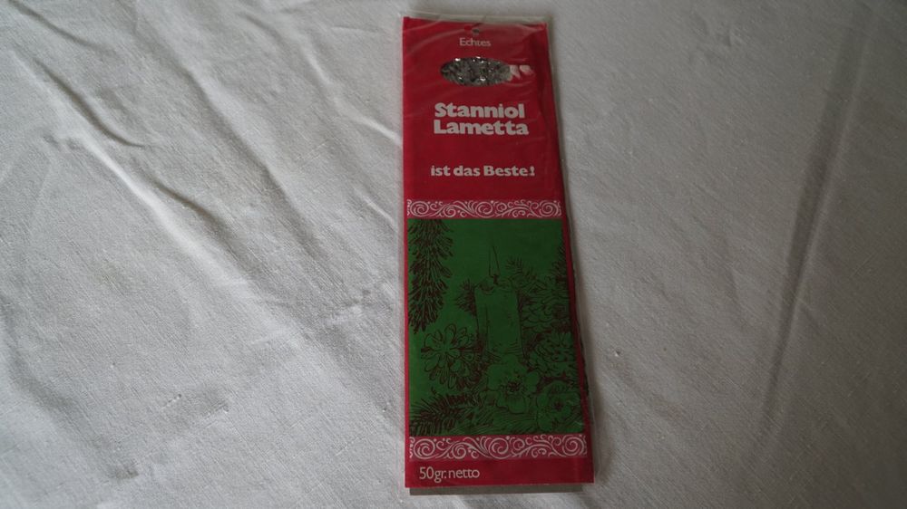 Alte Stanniol Lametta Silber (Neu und originalverpackt) in für CHF 18 ...