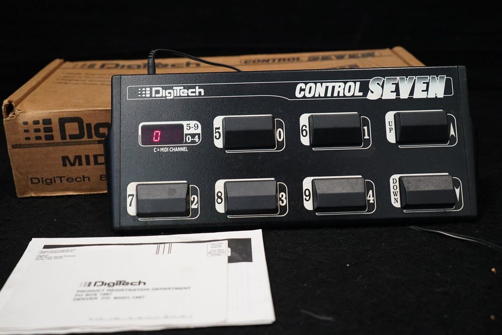 DigiTech Control Seven MIDI Foot Controller mit Netzteil (Gebraucht) in ...