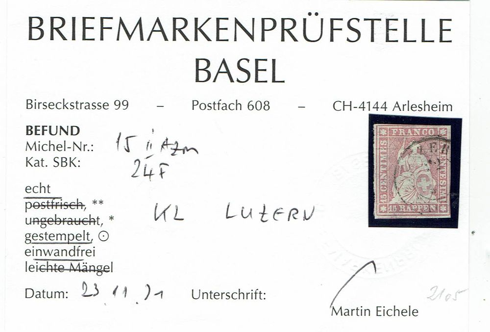 STRUBEL 24F/B1m ZWEIKREIS LU BEFUND (Gebraucht) in Rüschlikon für CHF 50 – mit Lieferung auf ...