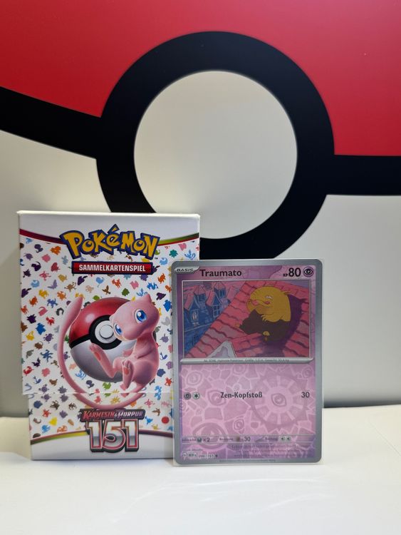 🇩🇪 096/165 Traumato – Pokémon 151 MEW (Neu (gemäss Beschreibung)) in St ...
