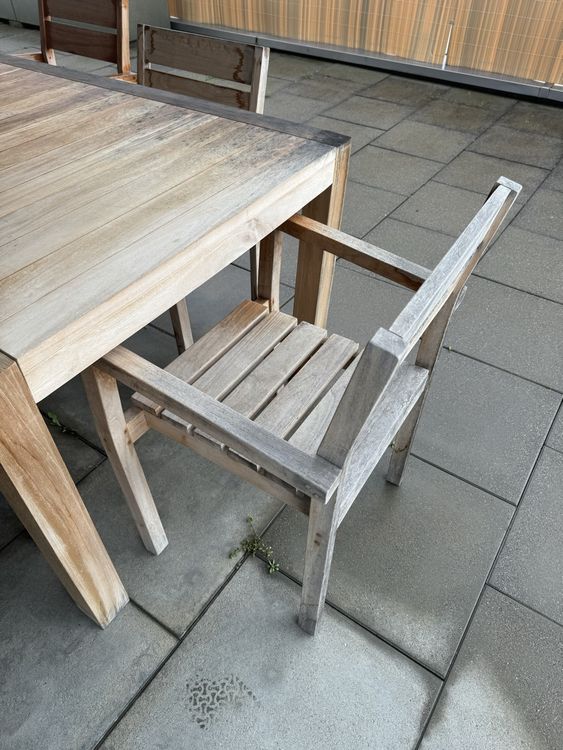 Gartentisch Oslo aus Akazienholz | 180 × 90 cm (Gebraucht) in Niederrohrdorf für CHF 49 – nur ...
