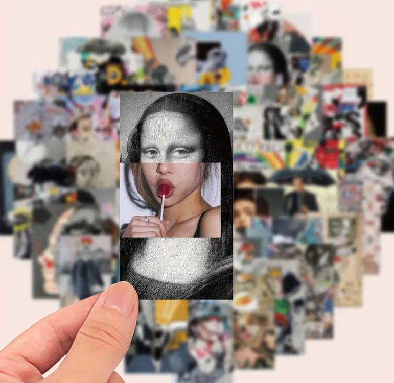 Vintage Collage Sticker Set 50 Stk, (Neu und originalverpackt) in ...