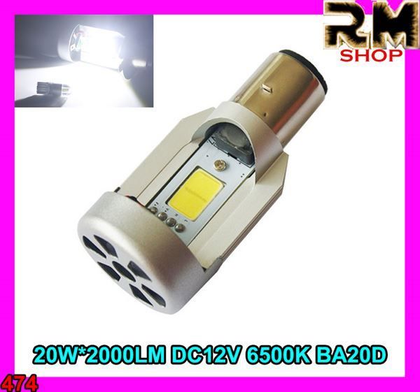 BA20D 20W 2000LM DC12V 6500K | Kaufen auf Ricardo