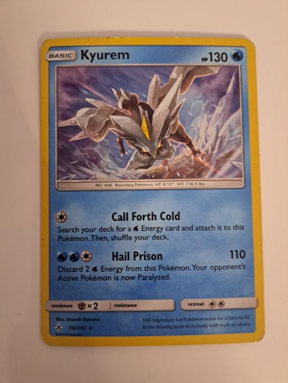 Carte Pokémon Kyurem 50/214. (Gebraucht) in Agiez für CHF 1 – mit ...