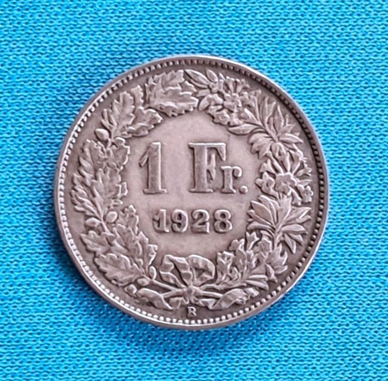 Münze Ein Franken 1928 | Kaufen auf Ricardo