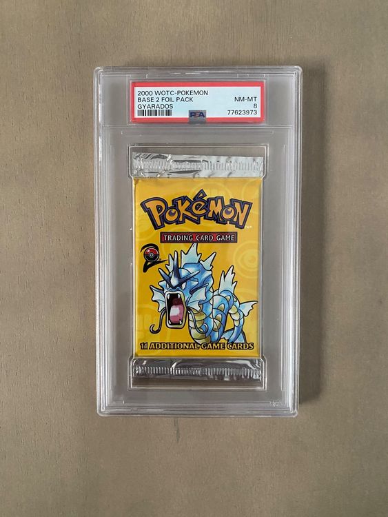 Gyarados Pokemon Base Set 2 Graded Booster Pack PSA 8 (Gebraucht) in Basel für CHF 210 – mit ...