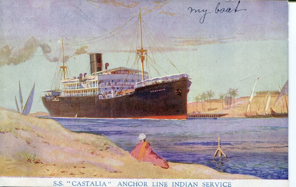 Dampfschiff S.S. "CASTALIA" Line Indian Service | Kaufen auf Ricardo