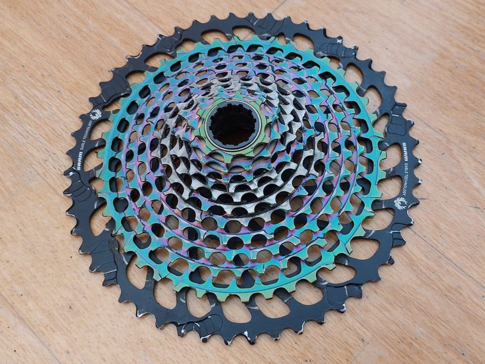 Kassette Sram 12-fach MTB XX1, 10-52, lunar rainbow | Kaufen auf Ricardo