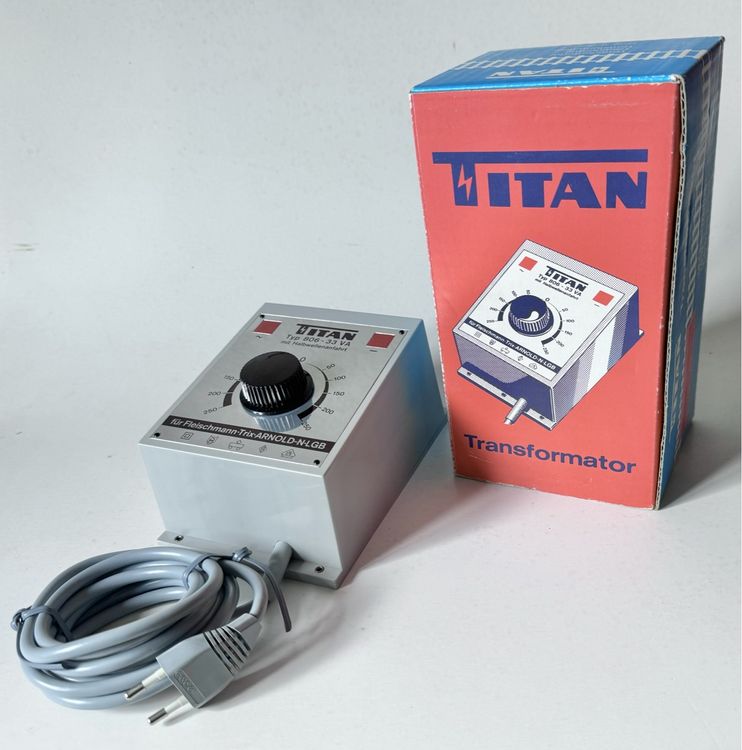 Trafo TITAN 806 Super 33 VA für Modelleisenbahn mit OVP (Neu (gemäss ...