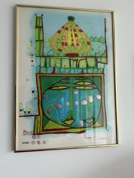 Hundertwasser Bild (Gebraucht) in Horgen für CHF 1500 – nur Abholung auf Ricardo kaufen