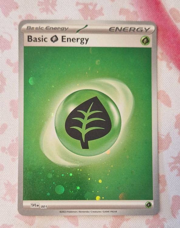 Basic Grass Energy 001 Cosmos Holo Pokemon Mew S&V 151 EN | Kaufen auf ...
