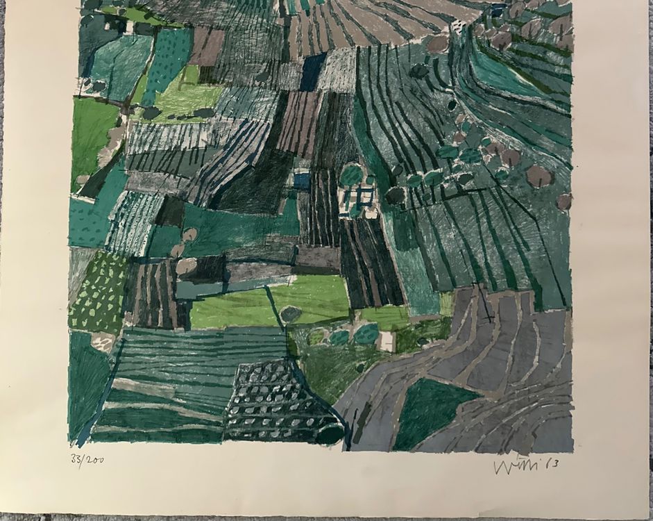 Hugo Wetli (1916-1972) Grosse Litho Handsig | Kaufen auf Ricardo