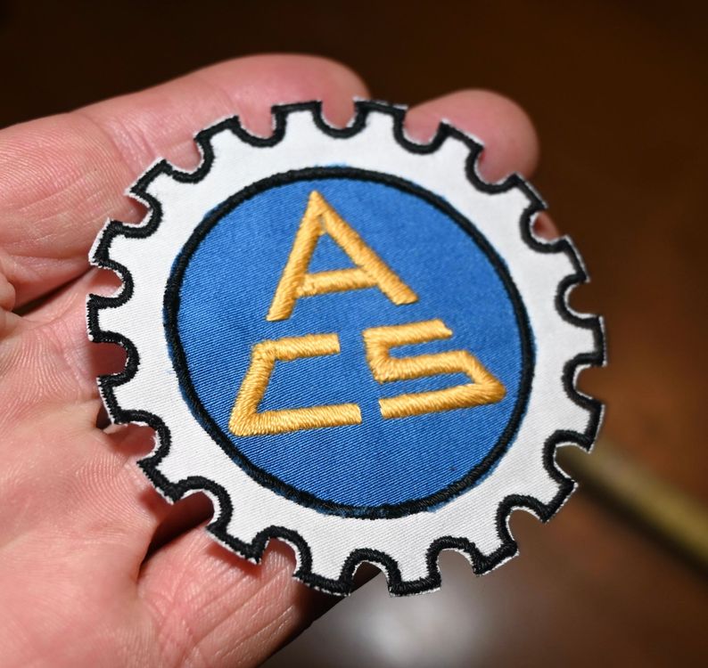 VINTAGE ACS Automobil Club Schweiz PATCH badge AUFNÄHER (Gebraucht) in ...
