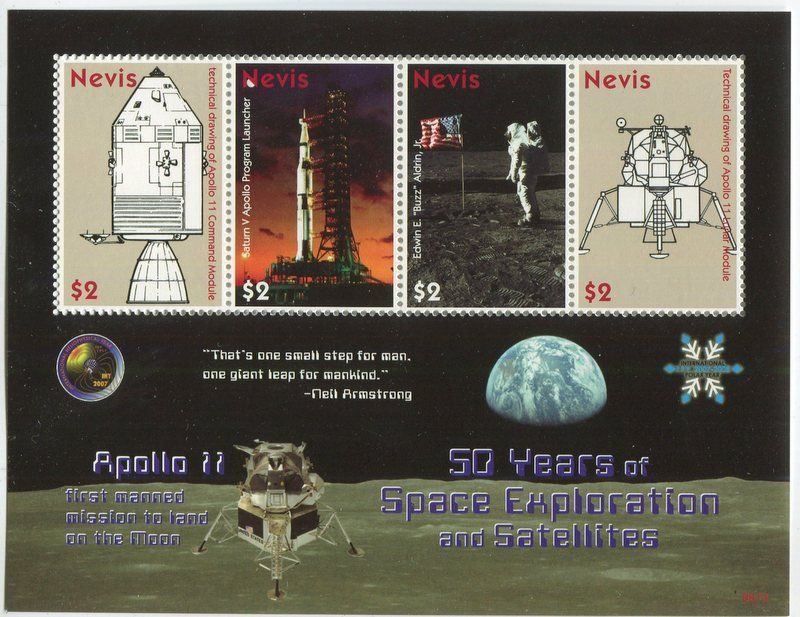 Block "Apollo 11". Nevis. | Kaufen auf Ricardo